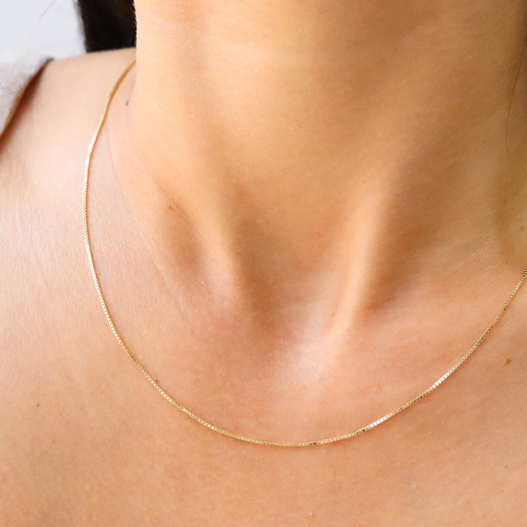 Adjustable Box Chain – Design Gold Jewelry