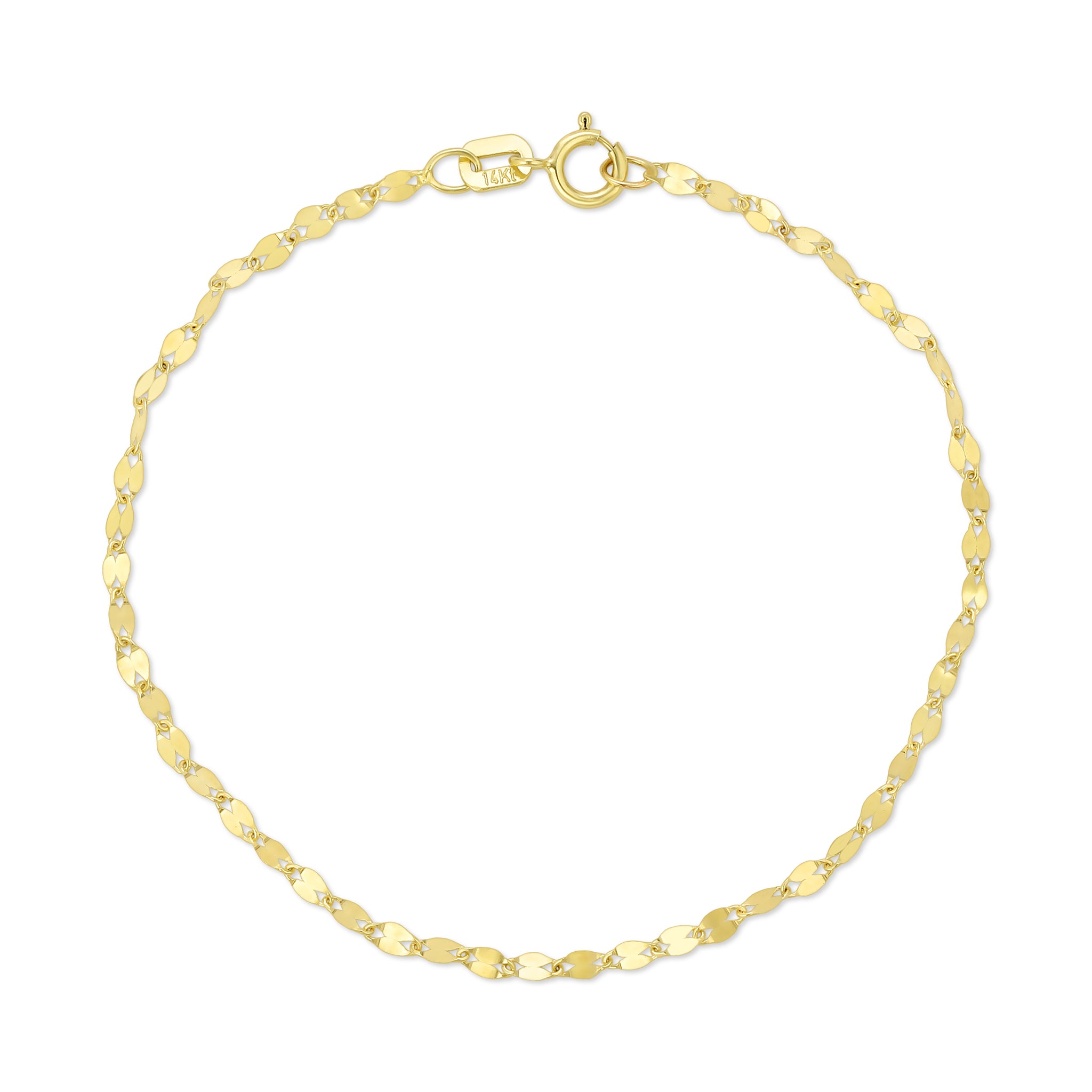 Hammered Chain Bracelet – Design Gold Jewelry